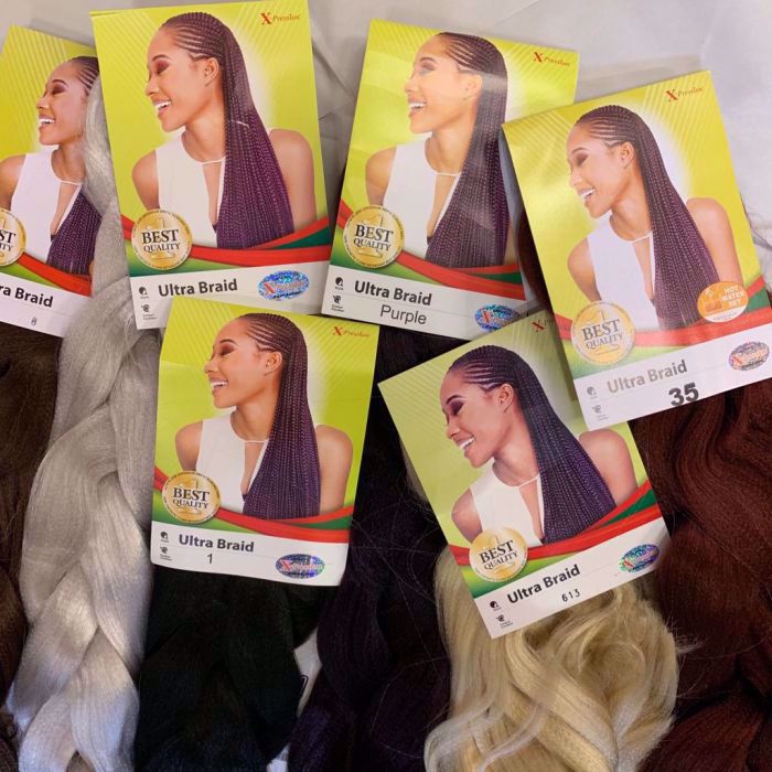BELLAPIL by AfroItalia. 3 pack X-Pression braiding hair extensions