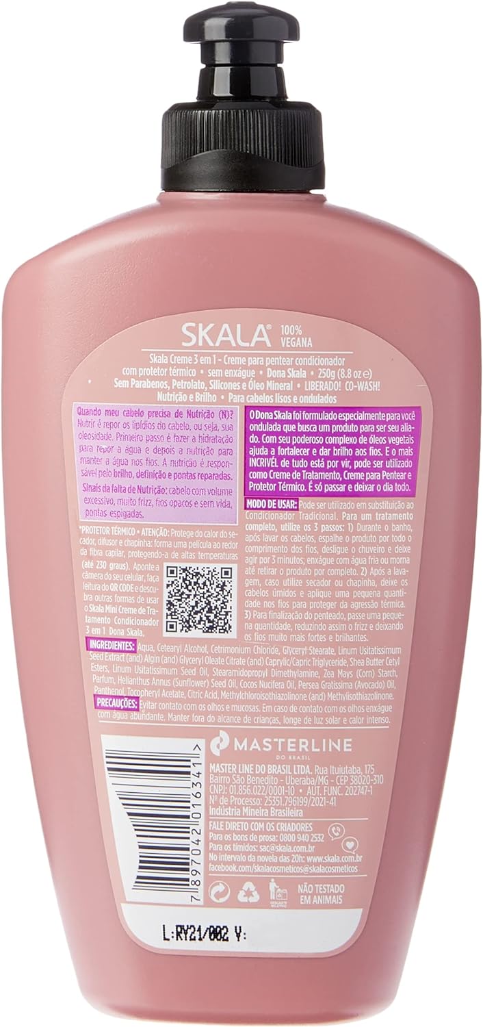 BELLAPIL by AfroItalia. Skala Treatment 3in1 Cream Dona Skala 8.8 oz